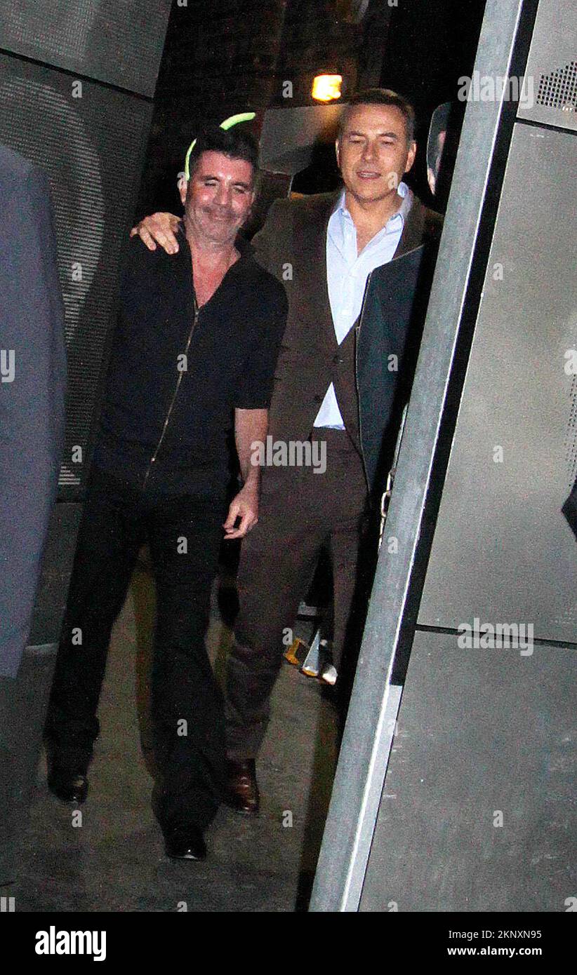 simon cowell and his good friends David Williams at the palladium 21-1 ...