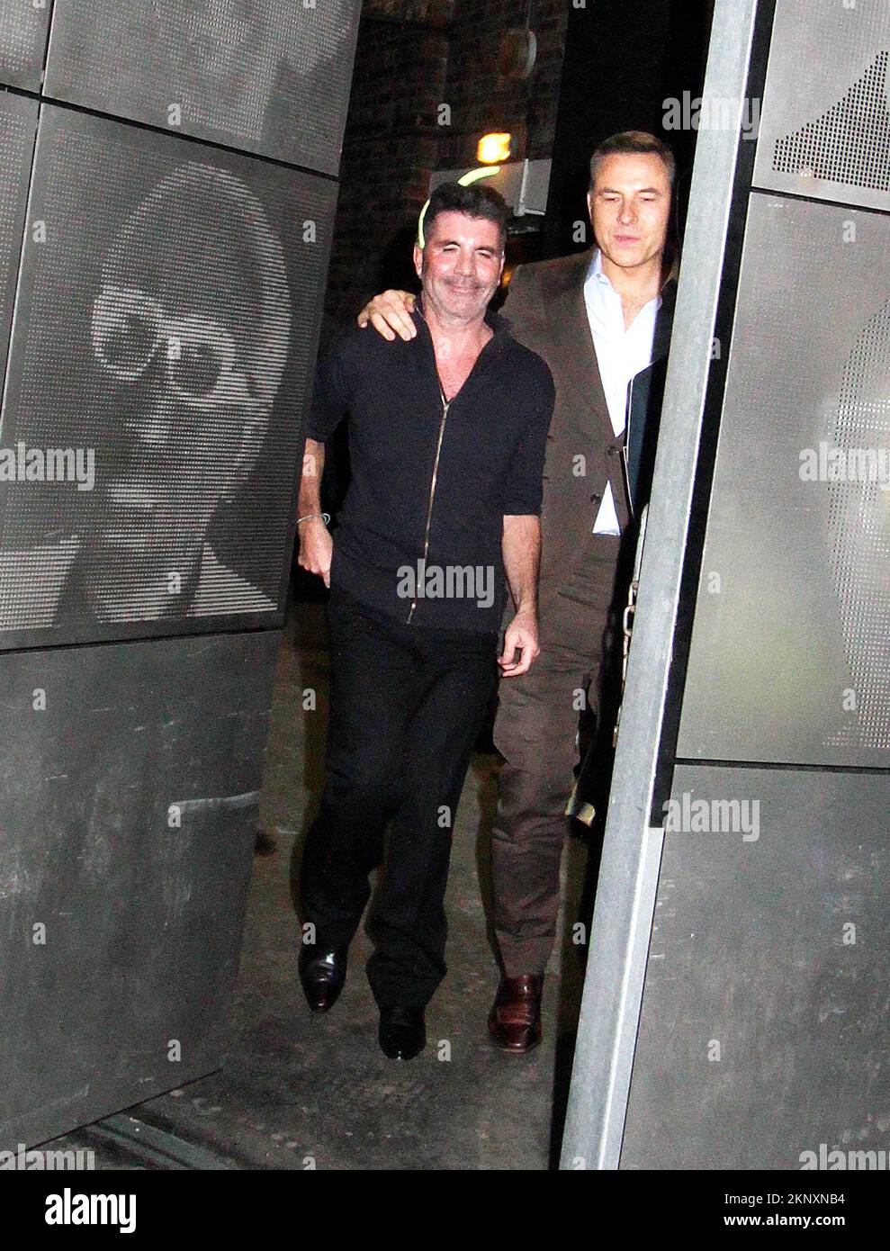 simon cowell and his good friends David Williams at the palladium 21-1 ...