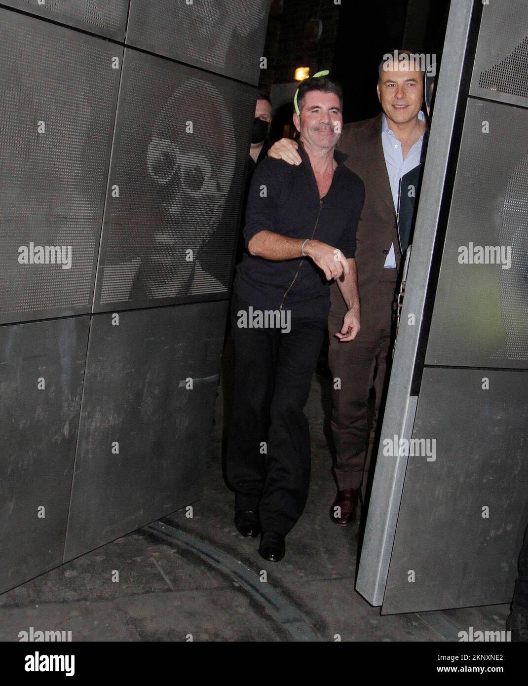 simon cowell and his good friends David Williams at the palladium 21-1 ...