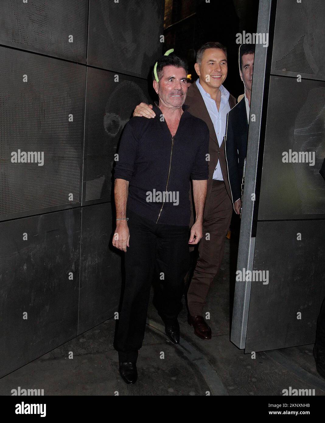 simon cowell and his good friends David Williams at the palladium 21-1 ...