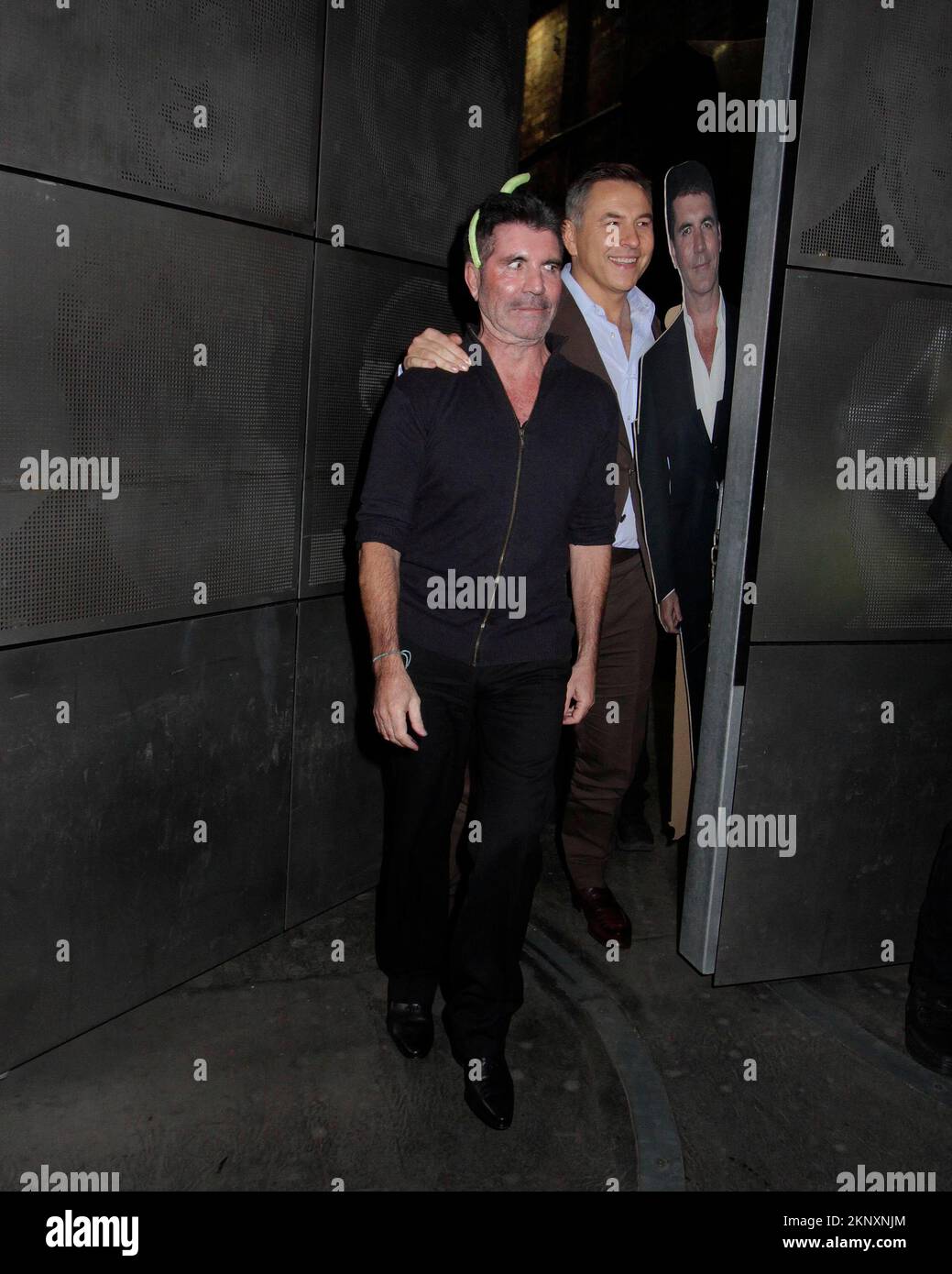 simon cowell and his good friends David Williams at the palladium 21-1 ...