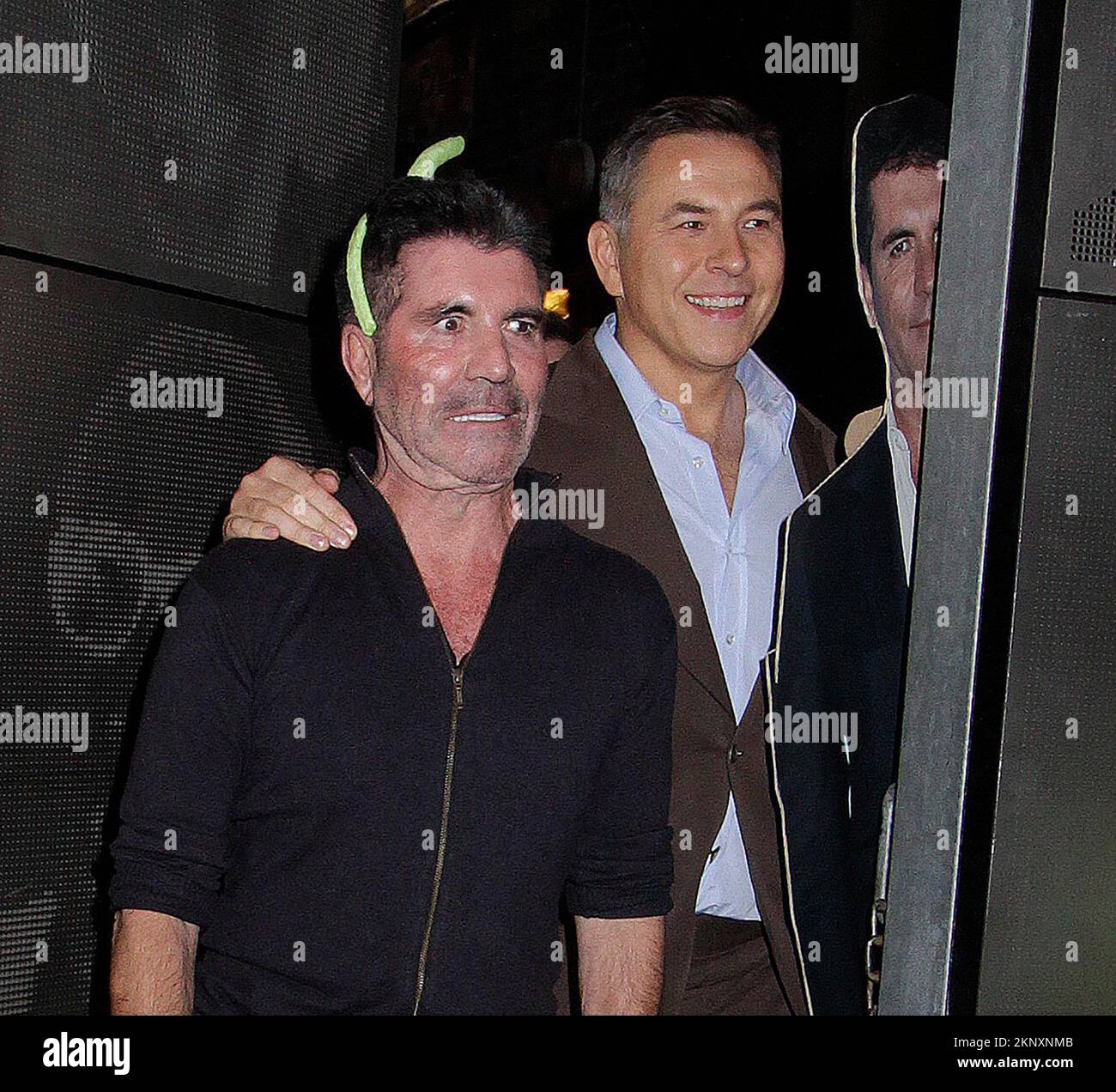 simon cowell and his good friends David Williams at the palladium 21-1 ...