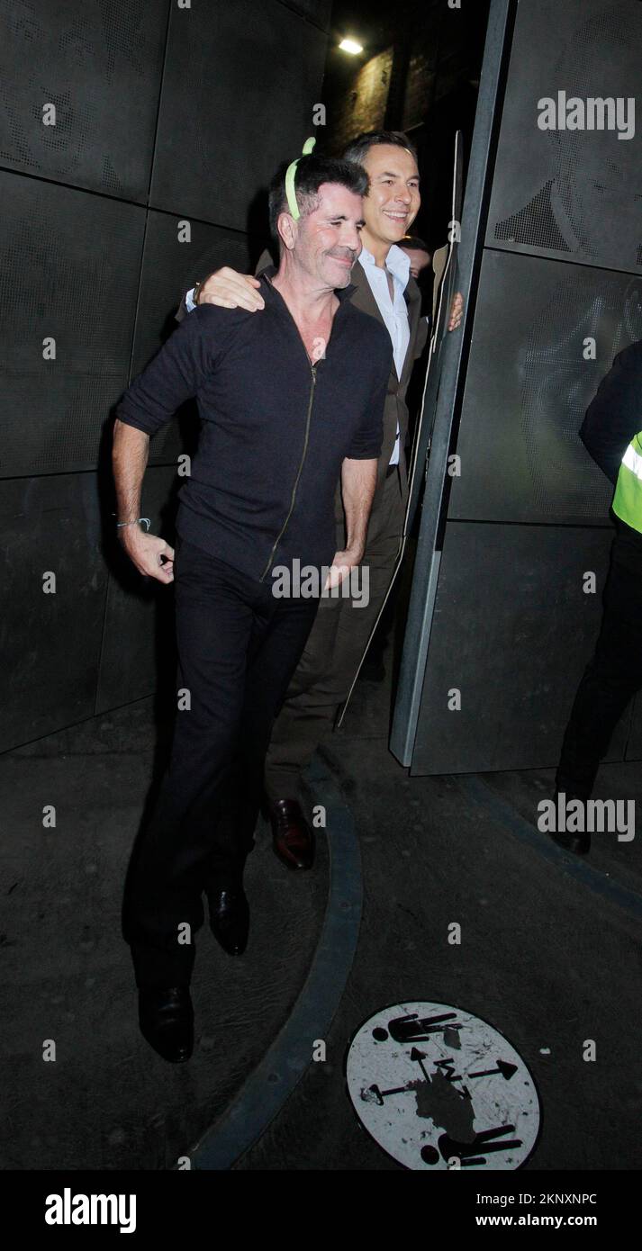 simon cowell and his good friends David Williams at the palladium 21-1 ...