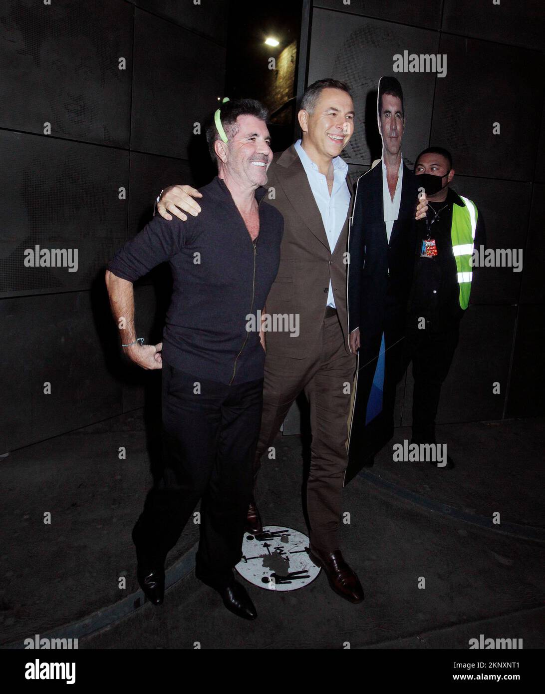 simon cowell and his good friends David Williams at the palladium 21-1 ...