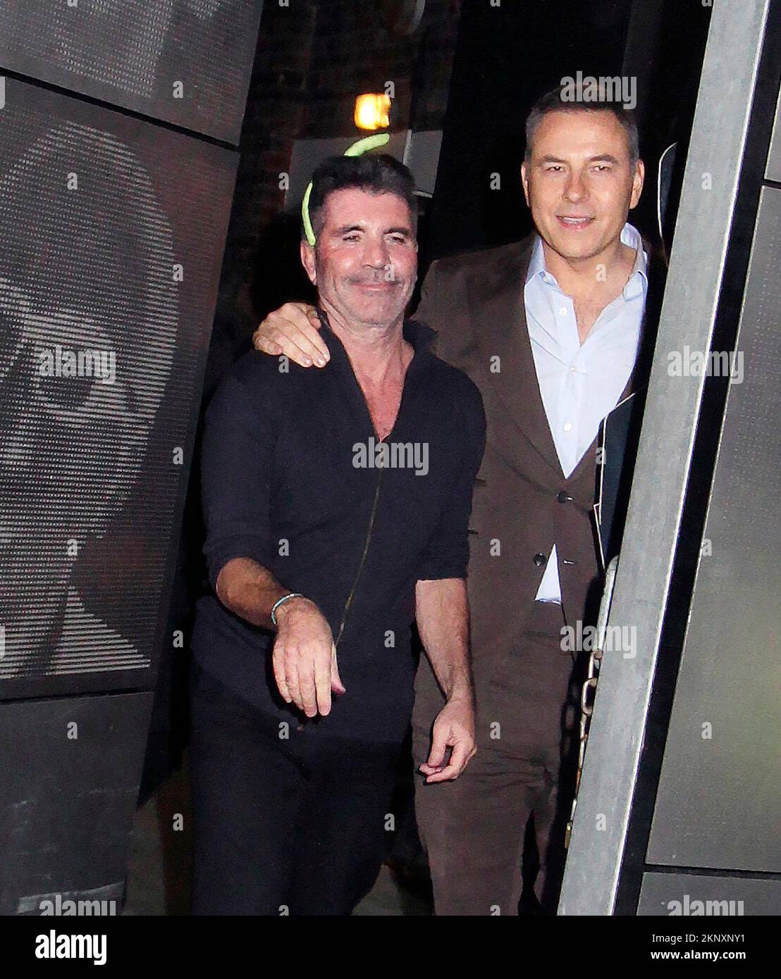 simon cowell and his good friends David Williams at the palladium 21-1 ...