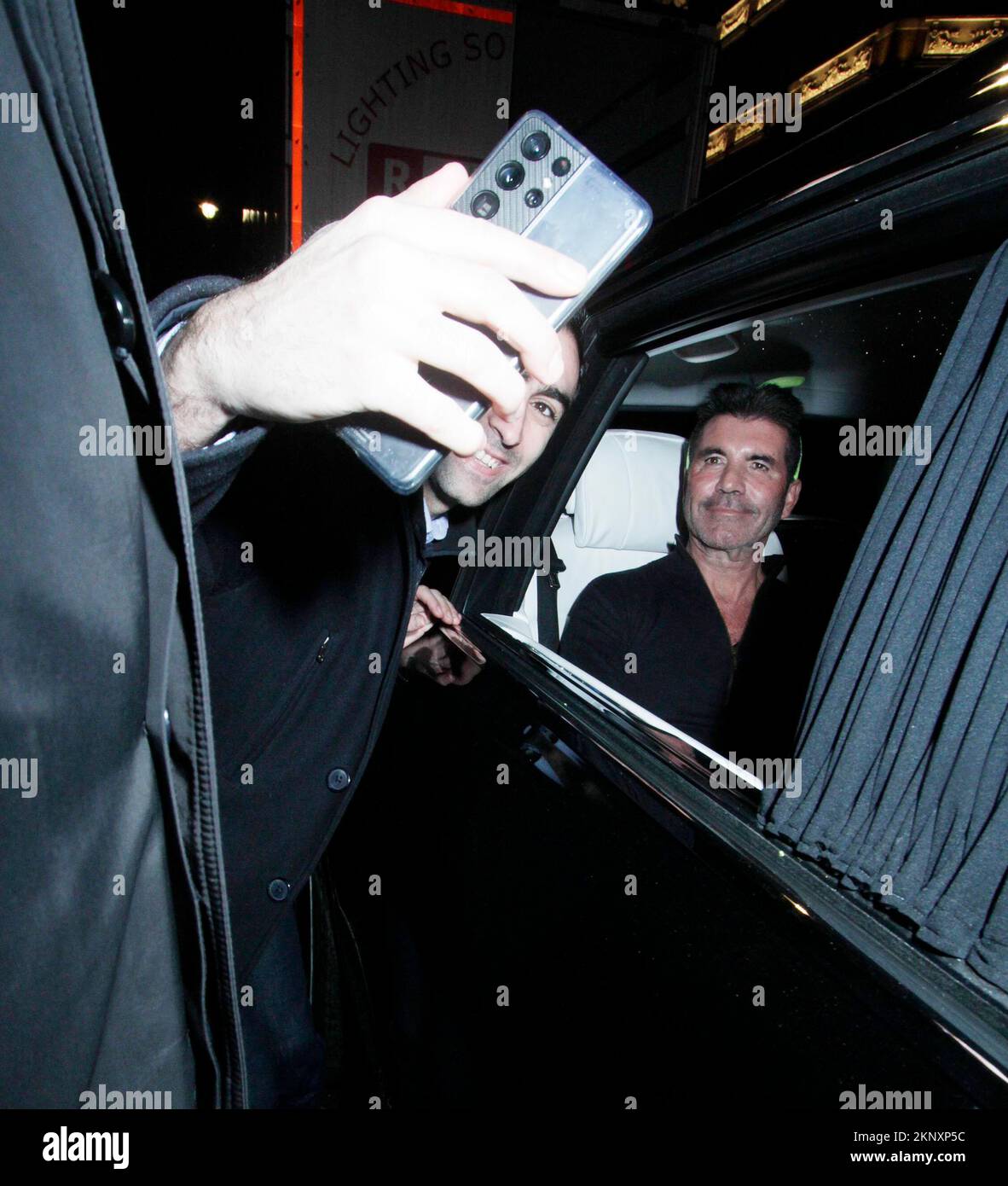 simon cowell and his good friends David Williams at the palladium 21-1 ...