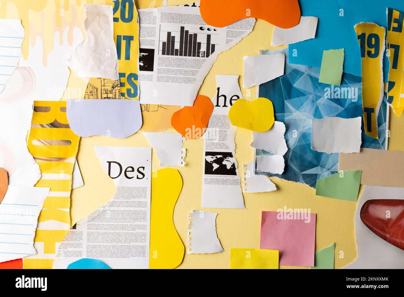 Ripped up newspaper hi-res stock photography and images - Alamy