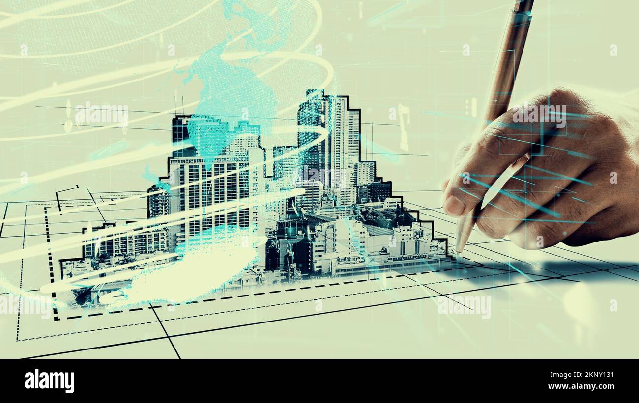City sketch hi-res stock photography and images - Alamy
