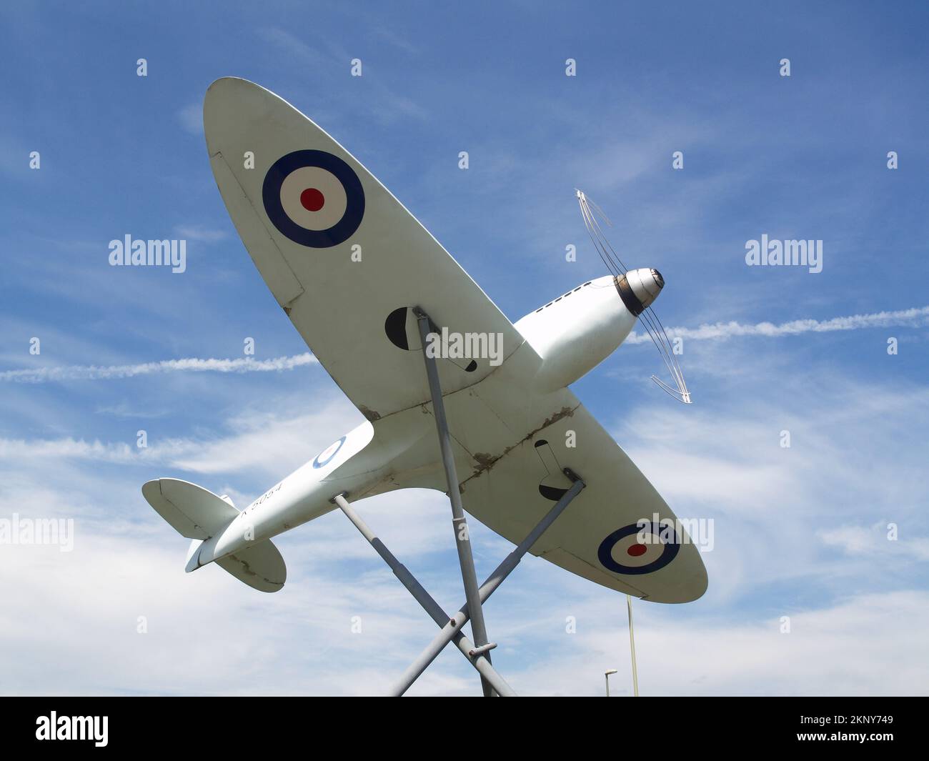 Replica Supermarine Spitfire K5054 at Southampton Airport, Hampshire ...