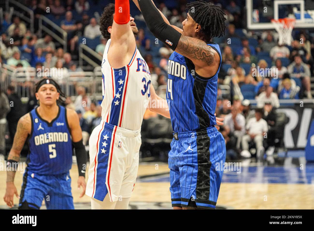 Orlando, Florida, USA, November 27, 2022, Orlando Magic Guard Gary ...