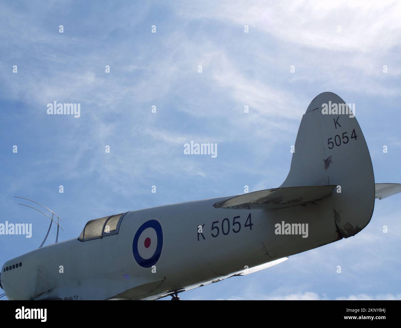 Replica Supermarine Spitfire K5054 at Southampton Airport, Hampshire ...