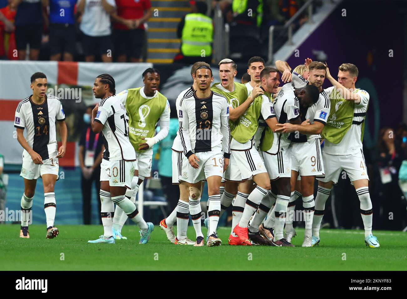 Doha, Qatar. 27th Nov, 2022. Niklas Fullkrug of Germany is ...