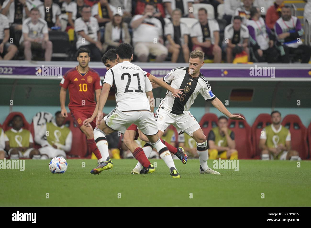 Doha -Qatar November 27, 2022,Fifa world cup Qatar Spain and Germany at ...
