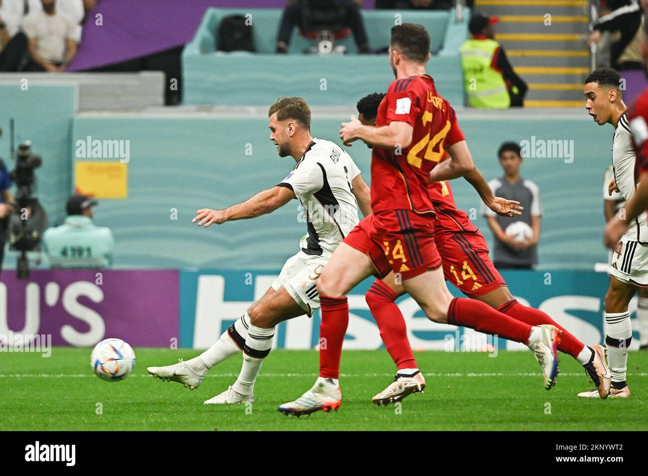 Niclas Füllkrug of Germany during Spain v Germany match of the Fifa ...