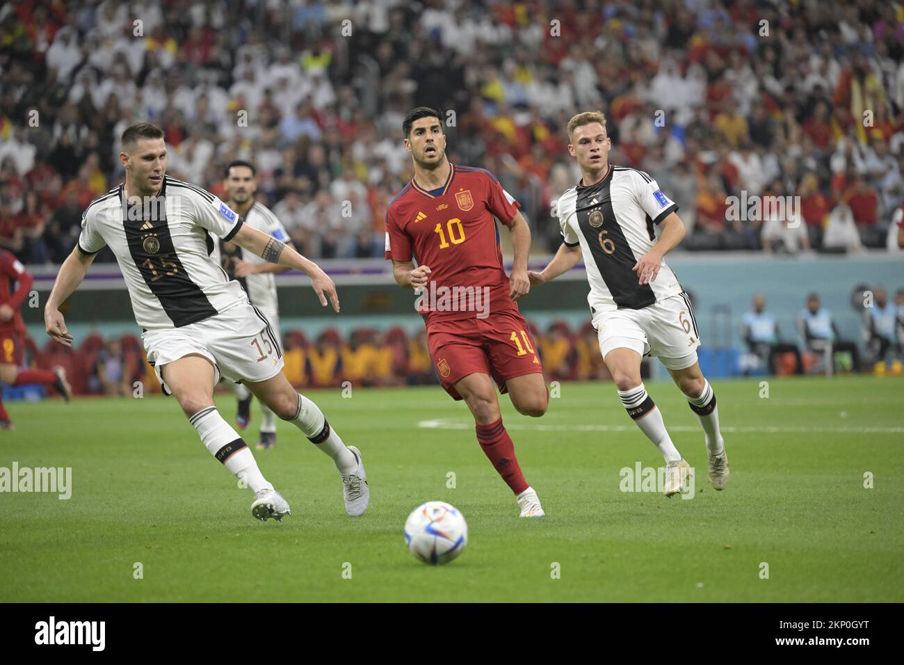 Doha -Qatar November 27, 2022,Fifa world cup Qatar Spain and Germany at ...