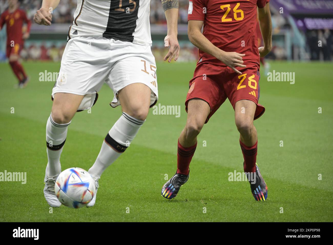 Doha -Qatar November 27, 2022,Fifa world cup Qatar Spain and Germany at ...