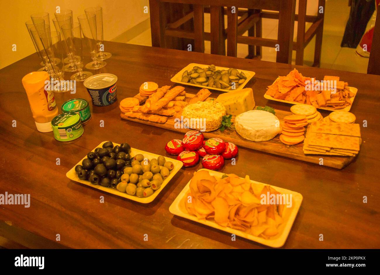 Birthday Decoration Setup, Cakes Stock Photo - Alamy