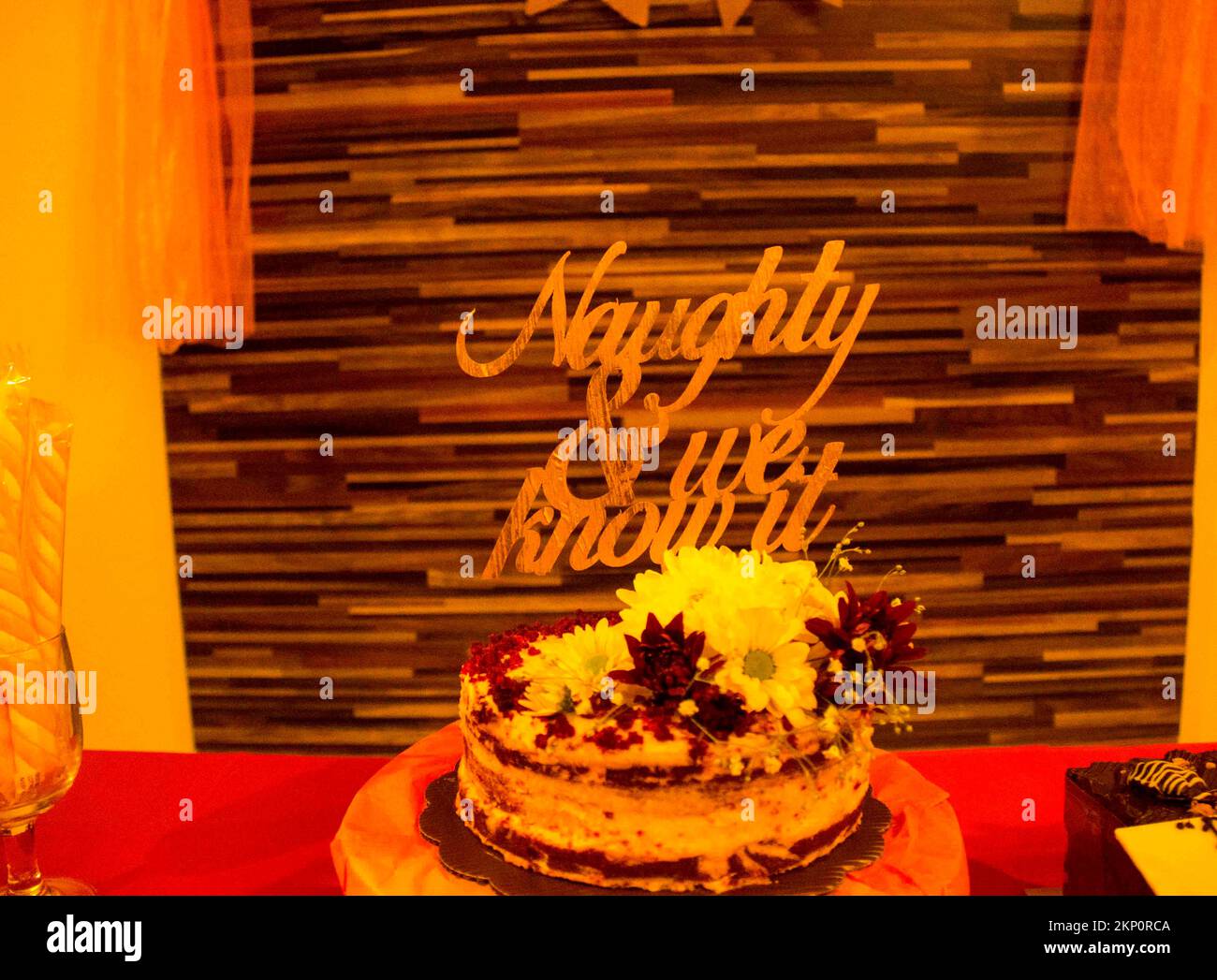 Birthday Decoration Setup, Cakes Stock Photo - Alamy