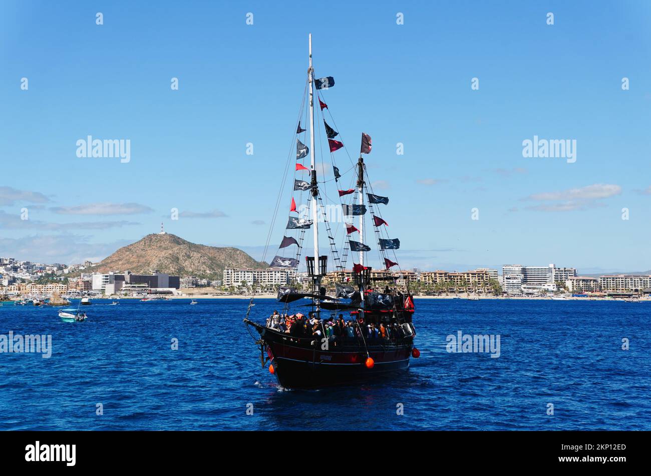 Cabo San Lucas, Mexico - November 7, 2022 - The Pirate's Ship carrying ...