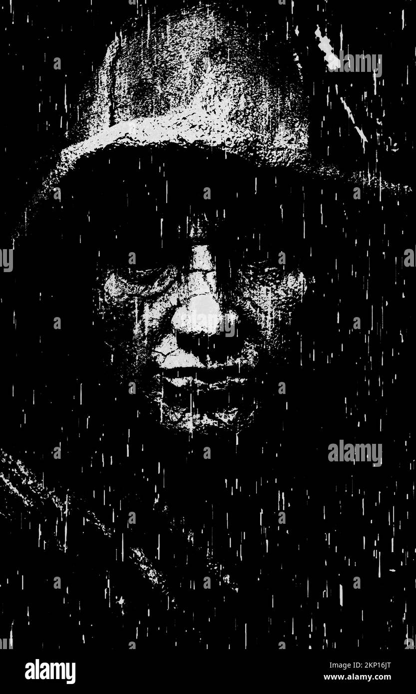 Spooky face under water hi-res stock photography and images - Alamy