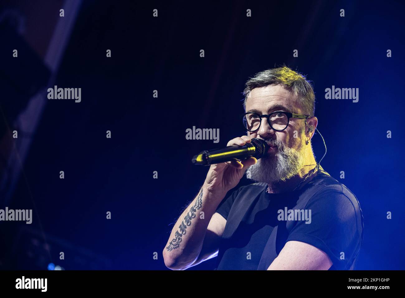 November 22, 2022, Naples, Naples, Italy: Italian singer Marco Masini ...