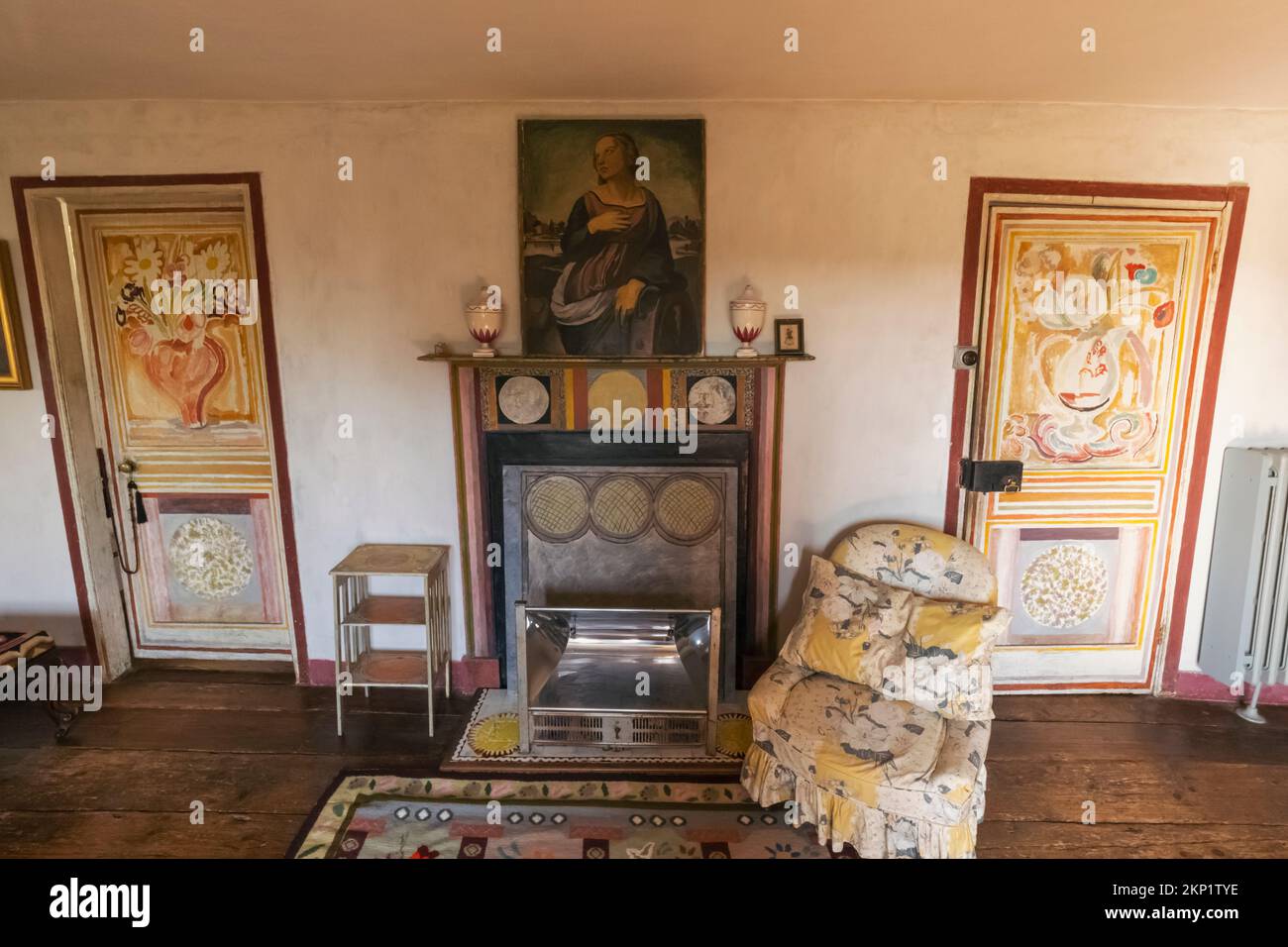 England, East Sussex, Firle, West Firle, Charleston House, The Home of ...