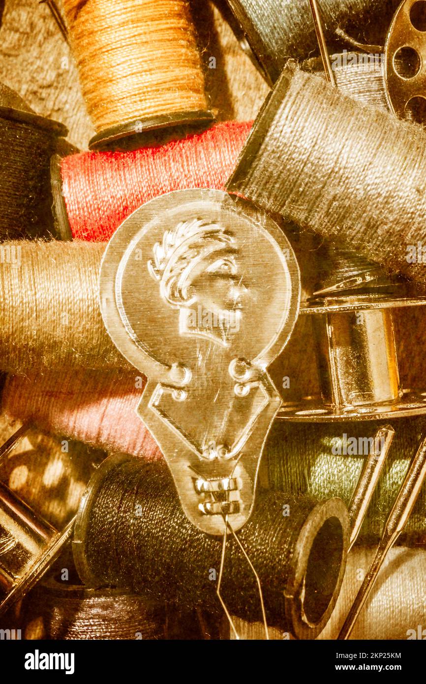 Vintage tailoring scene hi-res stock photography and images - Alamy