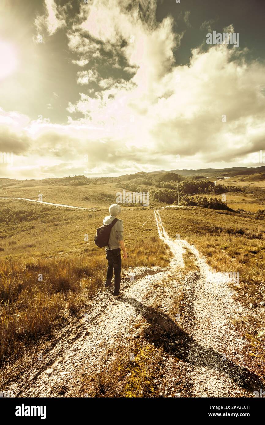 Dual track road hi-res stock photography and images - Alamy