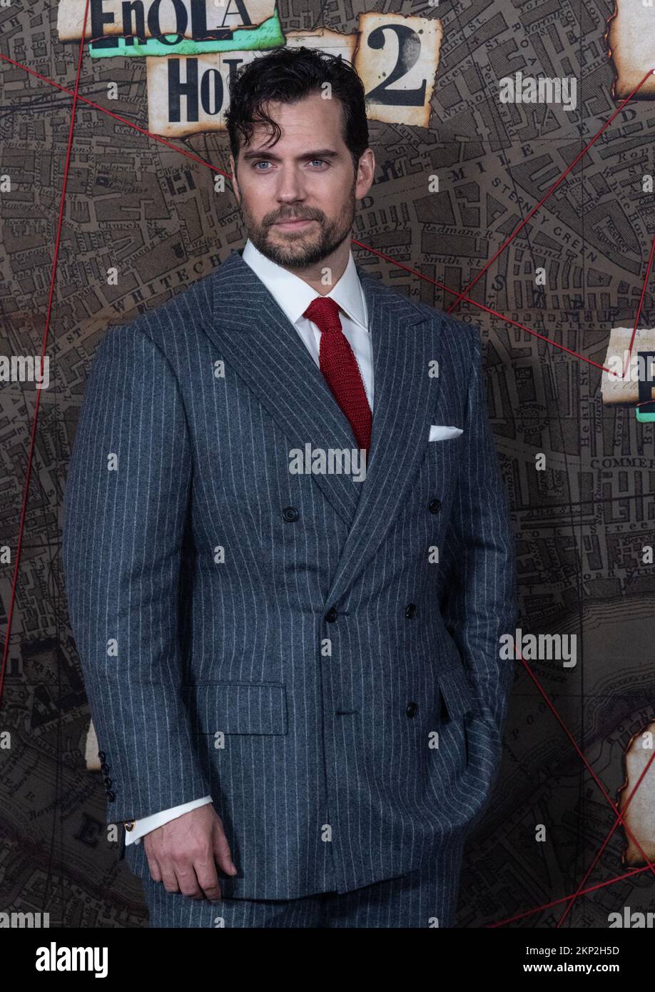 Henry Cavill attends premiere of Enola Holmes 2 by Netflix at Paris ...