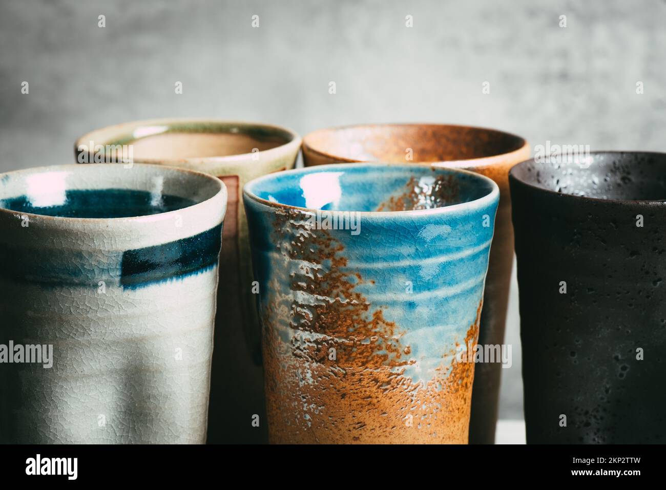 Close up the details of Japanese pottery Stock Photo - Alamy