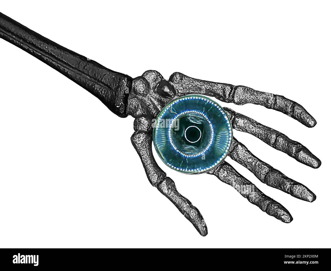 Skeleton Hand Holding Crystal Ball