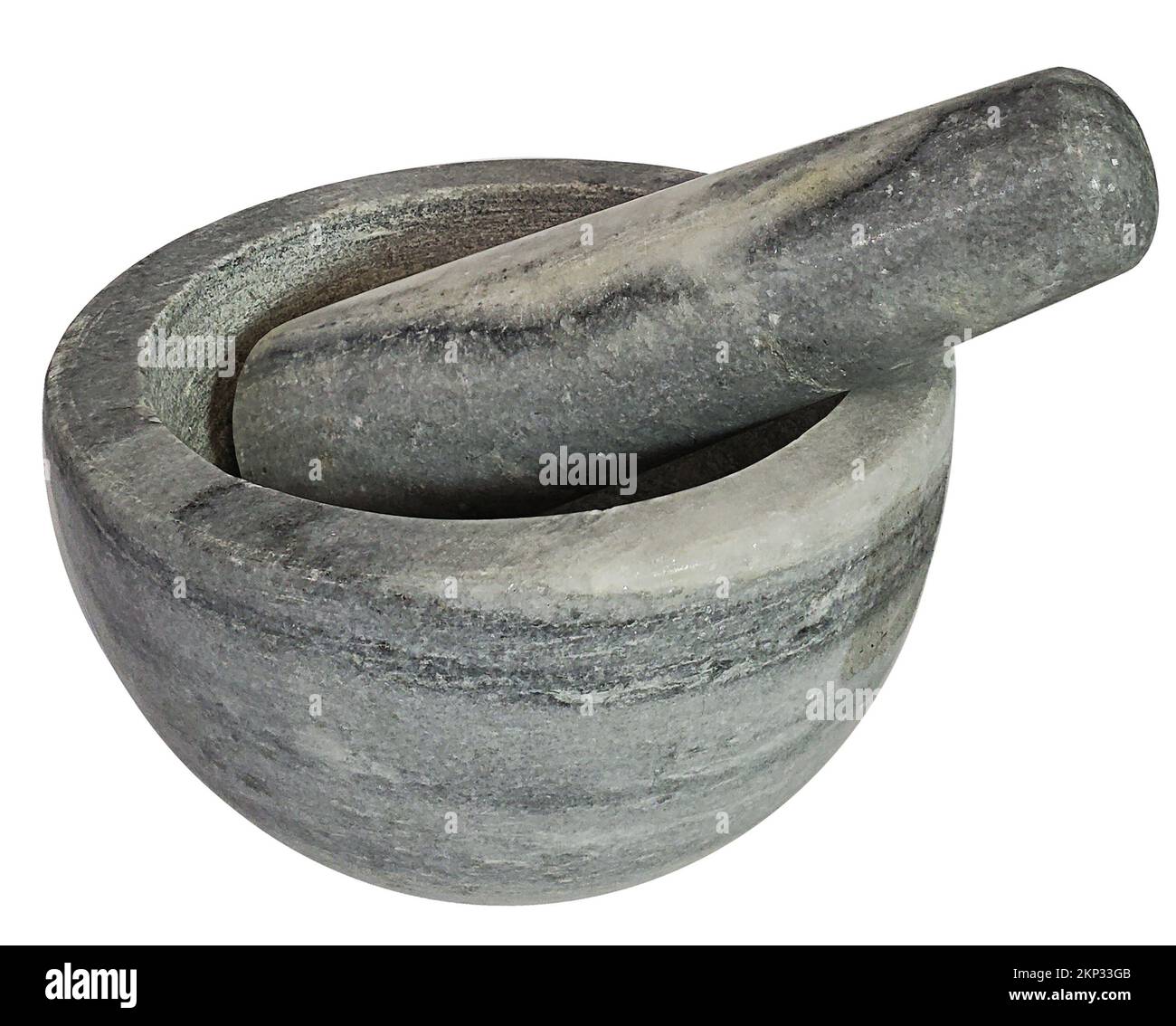 Marble Mortar and Pestle for crushing ingredients Stock Photo - Alamy