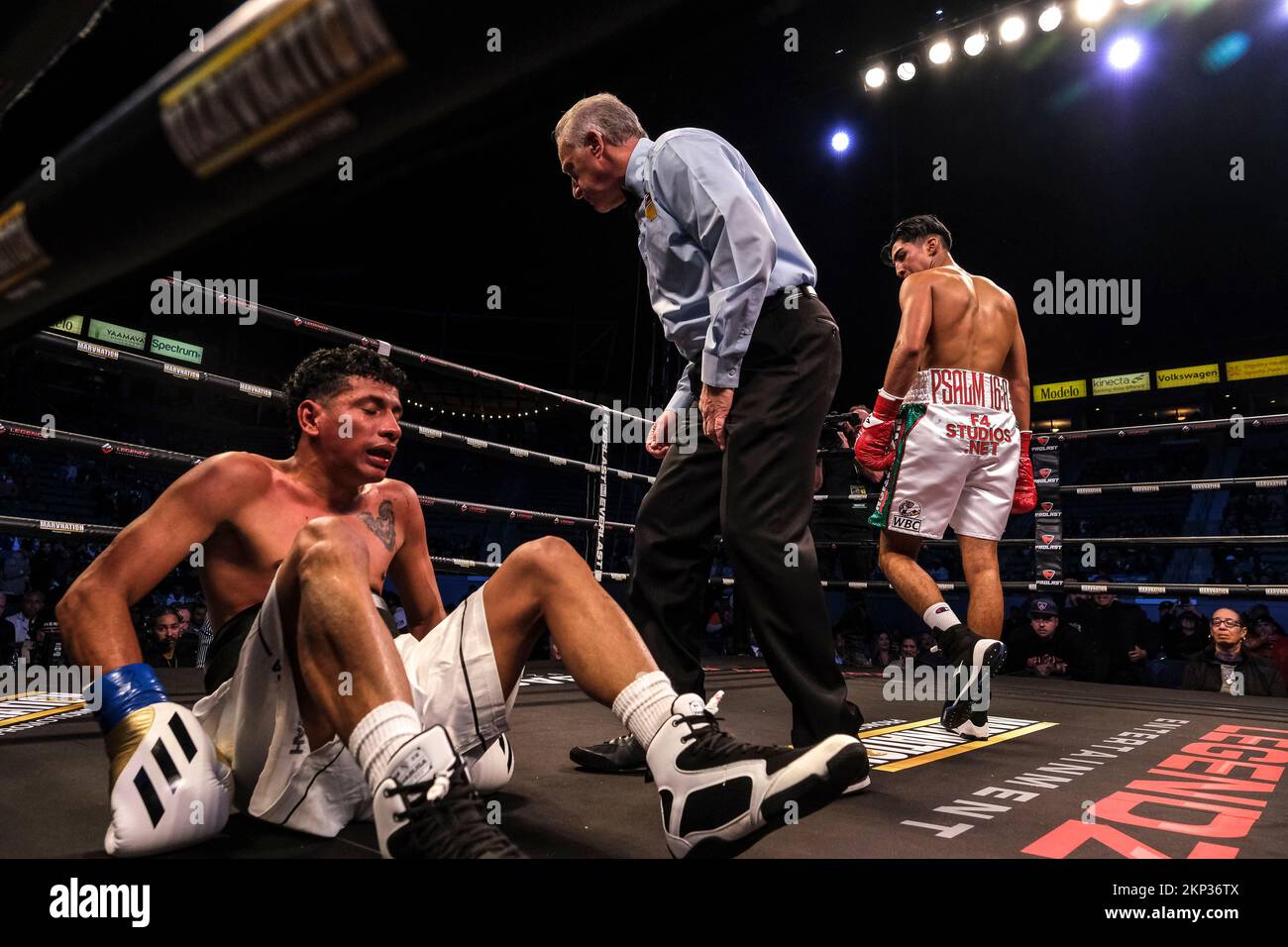 Carson, CA, USA. 26th Nov, 2022. Super Bantamweight prospect Nathan ...