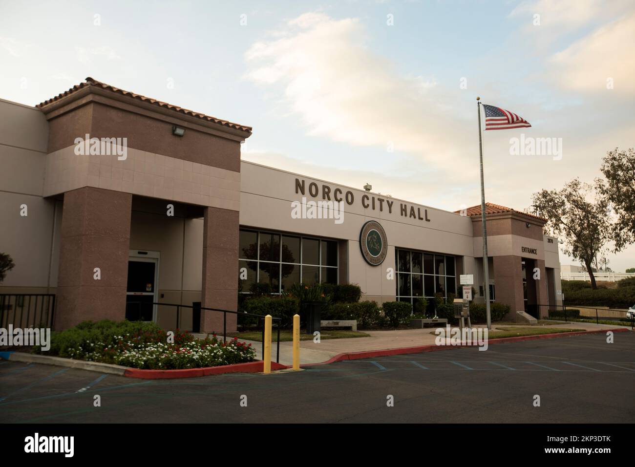 Norco, California, USA - October 22, 2022: Afternoon light shines on ...