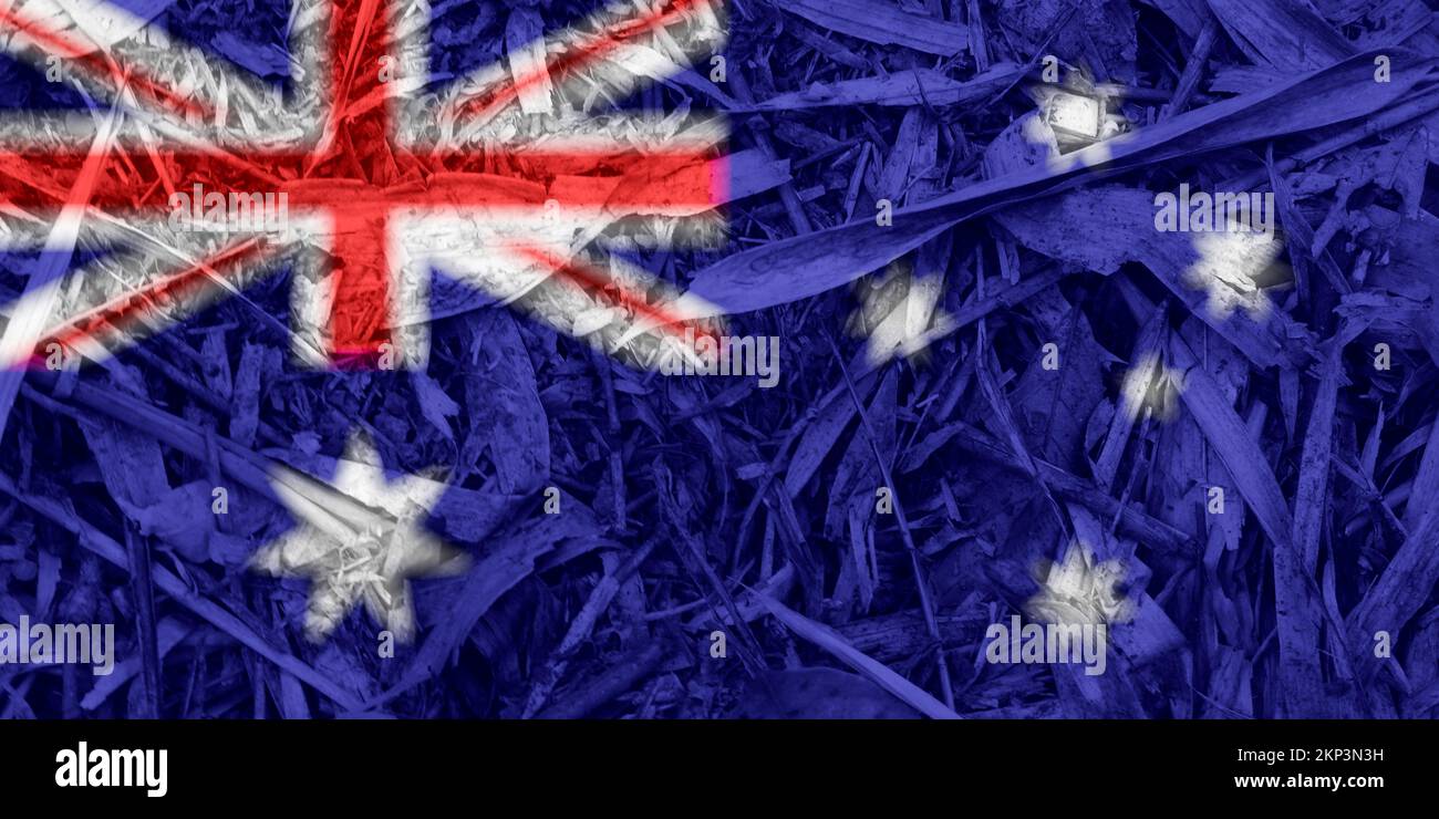 australian flag texture as background Stock Photo - Alamy