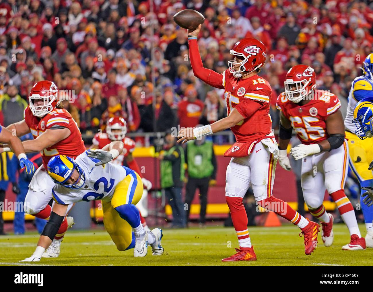 Kansas City, Missouri, USA. NOV 27, 2022: Kansas City Chiefs ...