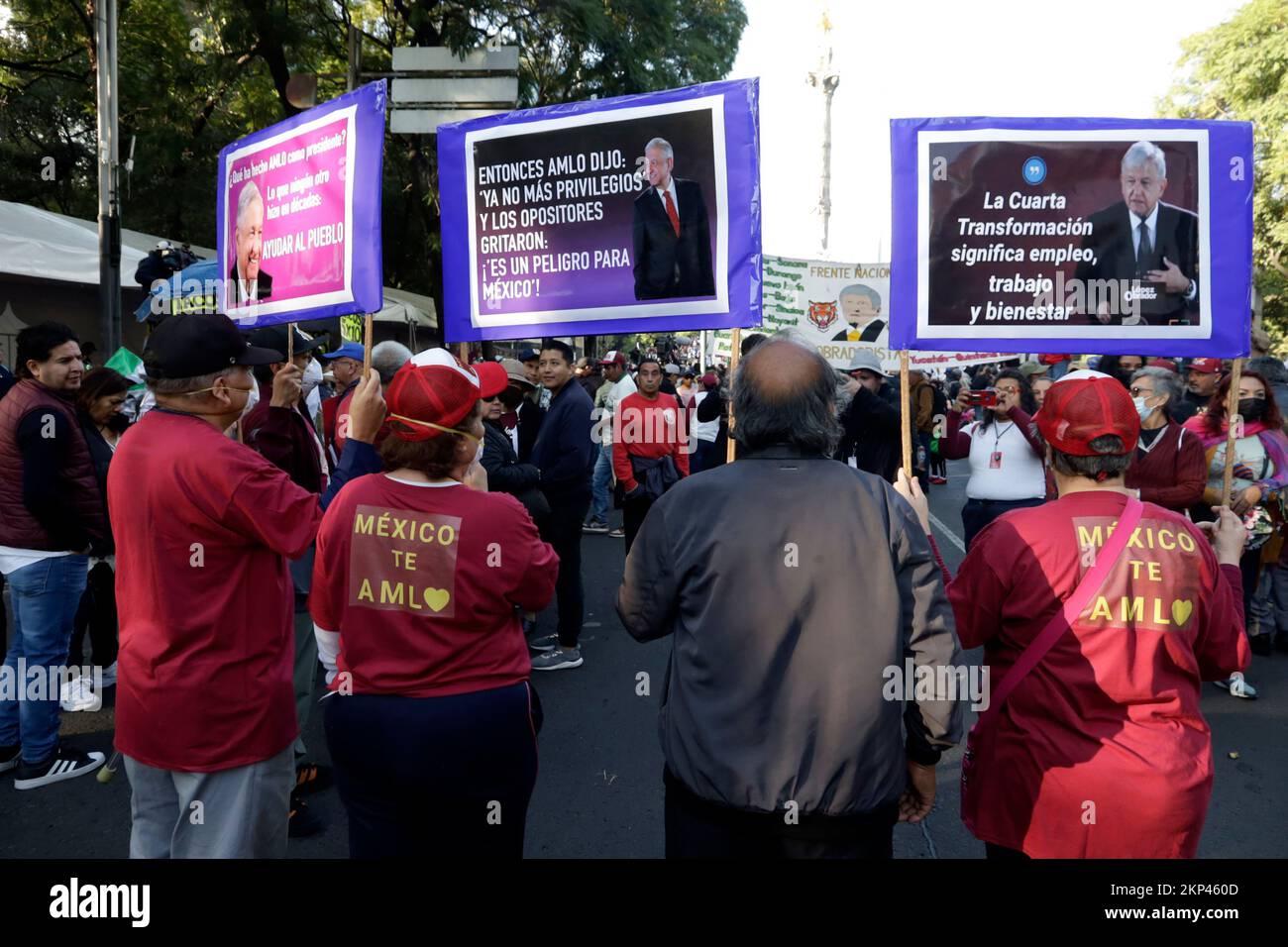 Non Exclusive: November 27, 2022, Mexico City, Mexico: Thousands of ...