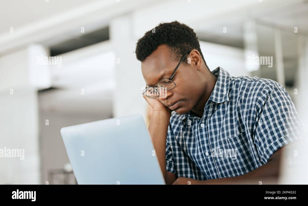 Tired man thinking problems work hi-res stock photography and images ...