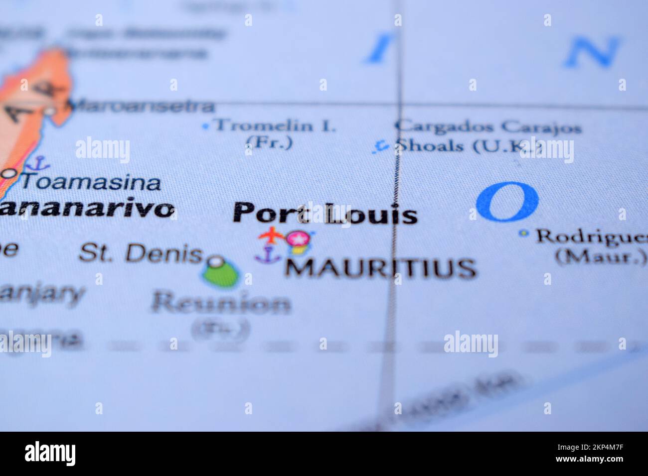 Port Luis Travel Concept Country Name On The Political World Map Very ...