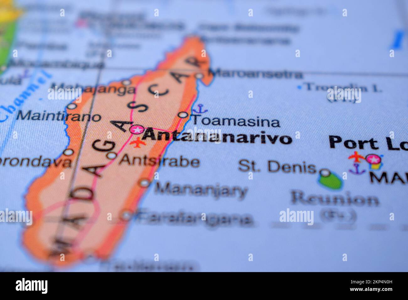 Map of antananarivo hi-res stock photography and images - Alamy