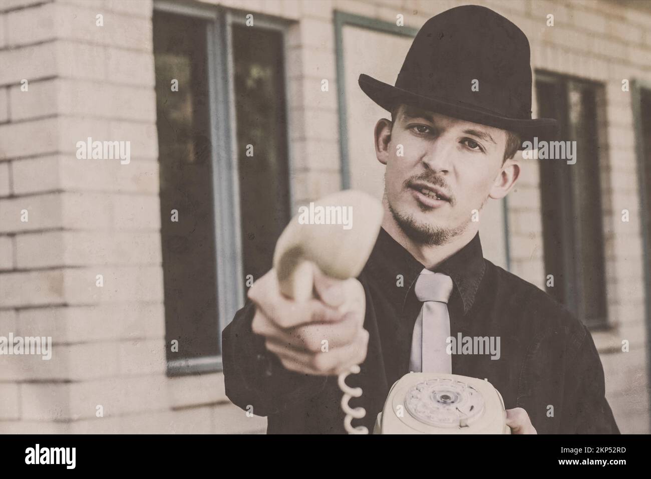 Suave vintage hi-res stock photography and images - Alamy