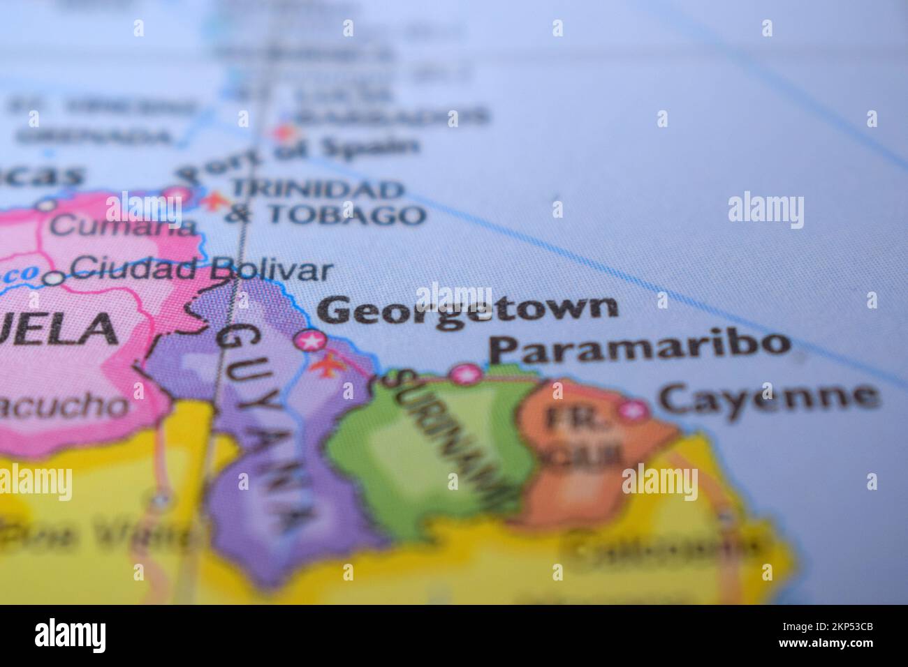 Georgetown map hi-res stock photography and images - Alamy