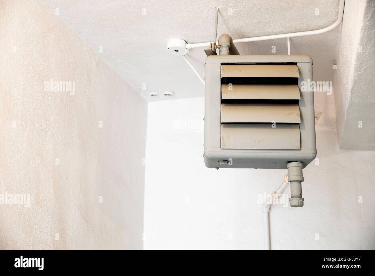 old HVAC system in use Stock Photo - Alamy