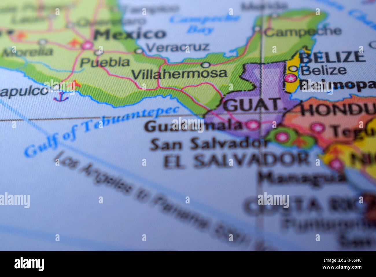 Map guatemala hi-res stock photography and images - Alamy