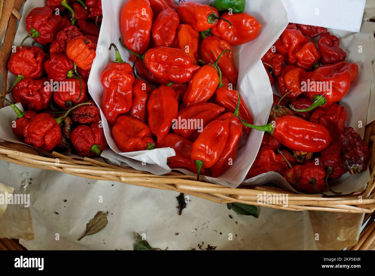 exotic spices from madeiras famous farmers market in funchal Stock ...