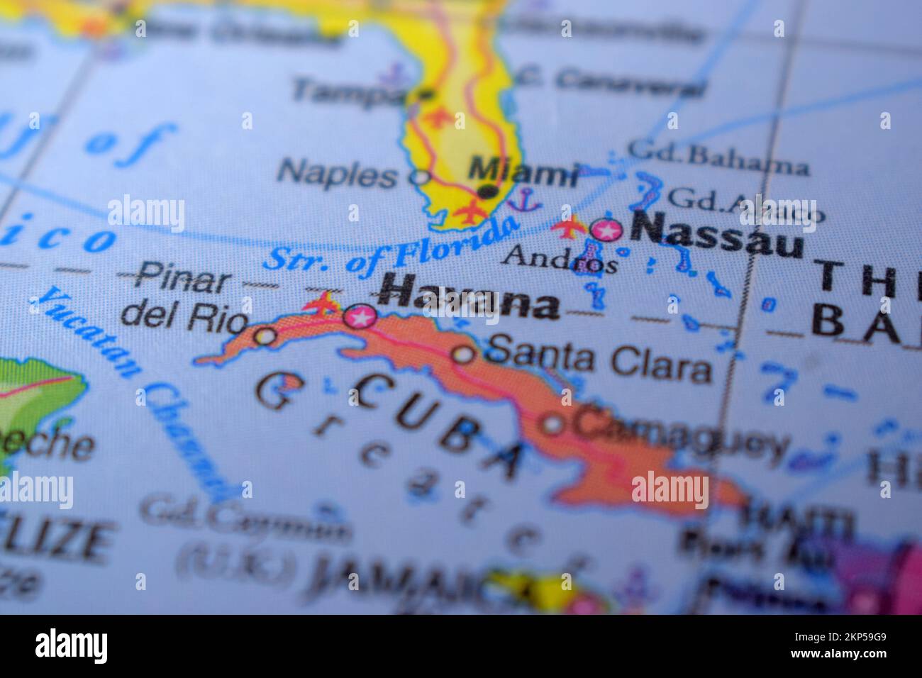 Map of havana hi-res stock photography and images - Alamy