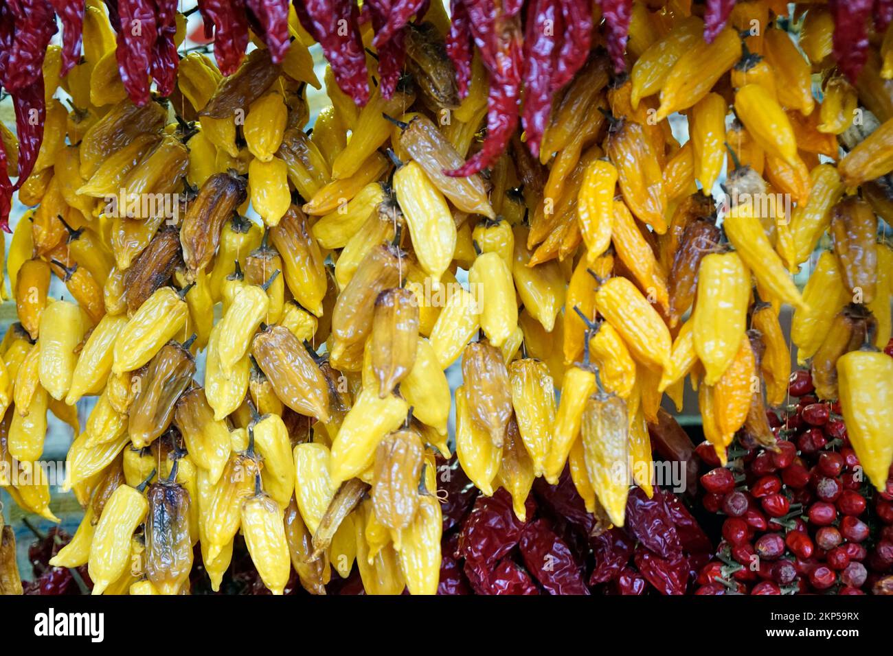 exotic spices from madeiras famous farmers market in funchal Stock ...