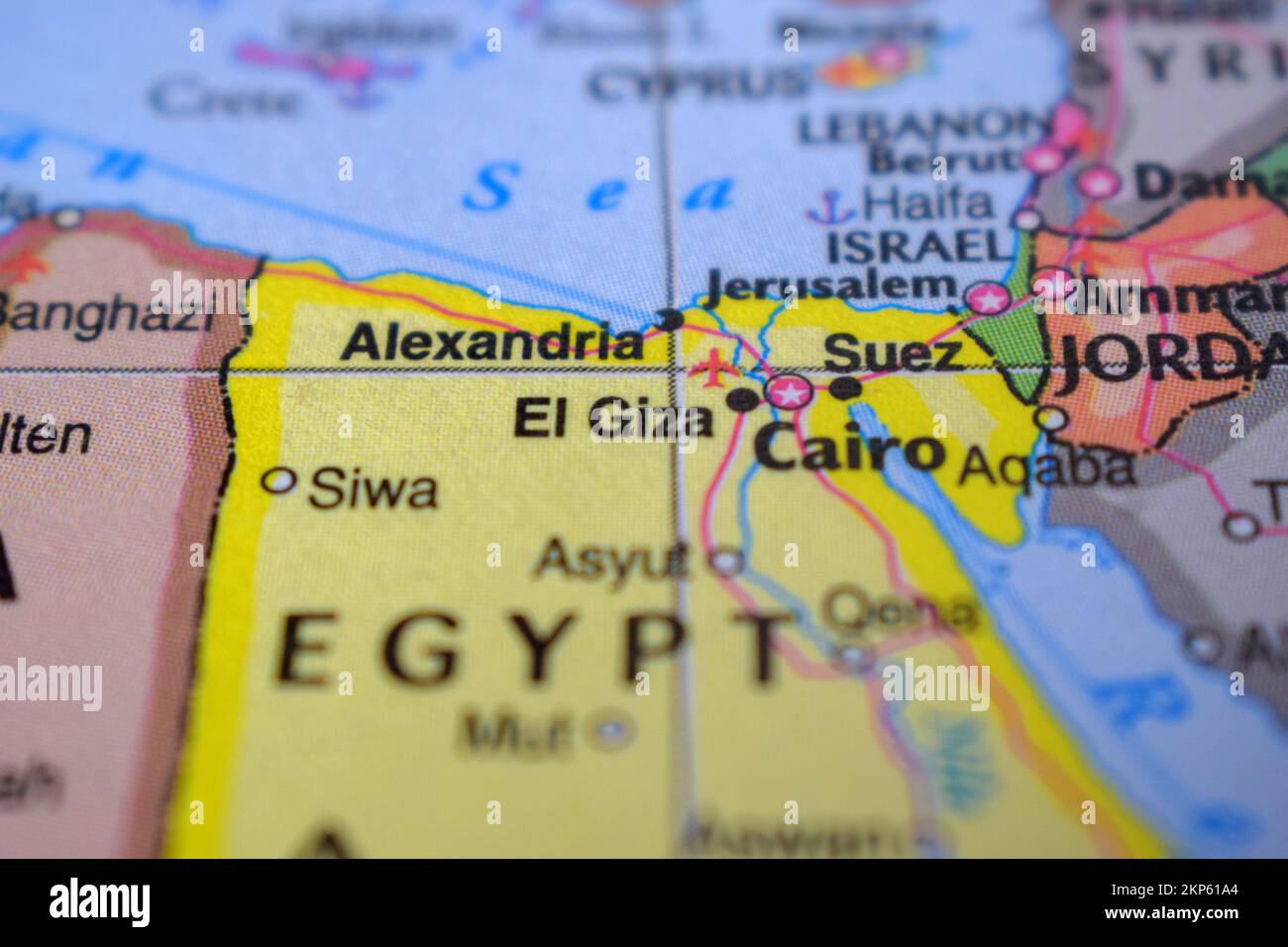 EL Giza Travel Concept Country Name On The Political World Map Very ...