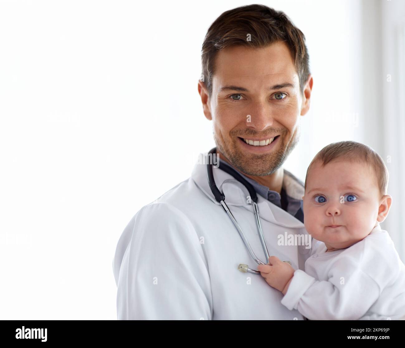 Going home happy and healthy. Portrait of a handsome male doctor ...