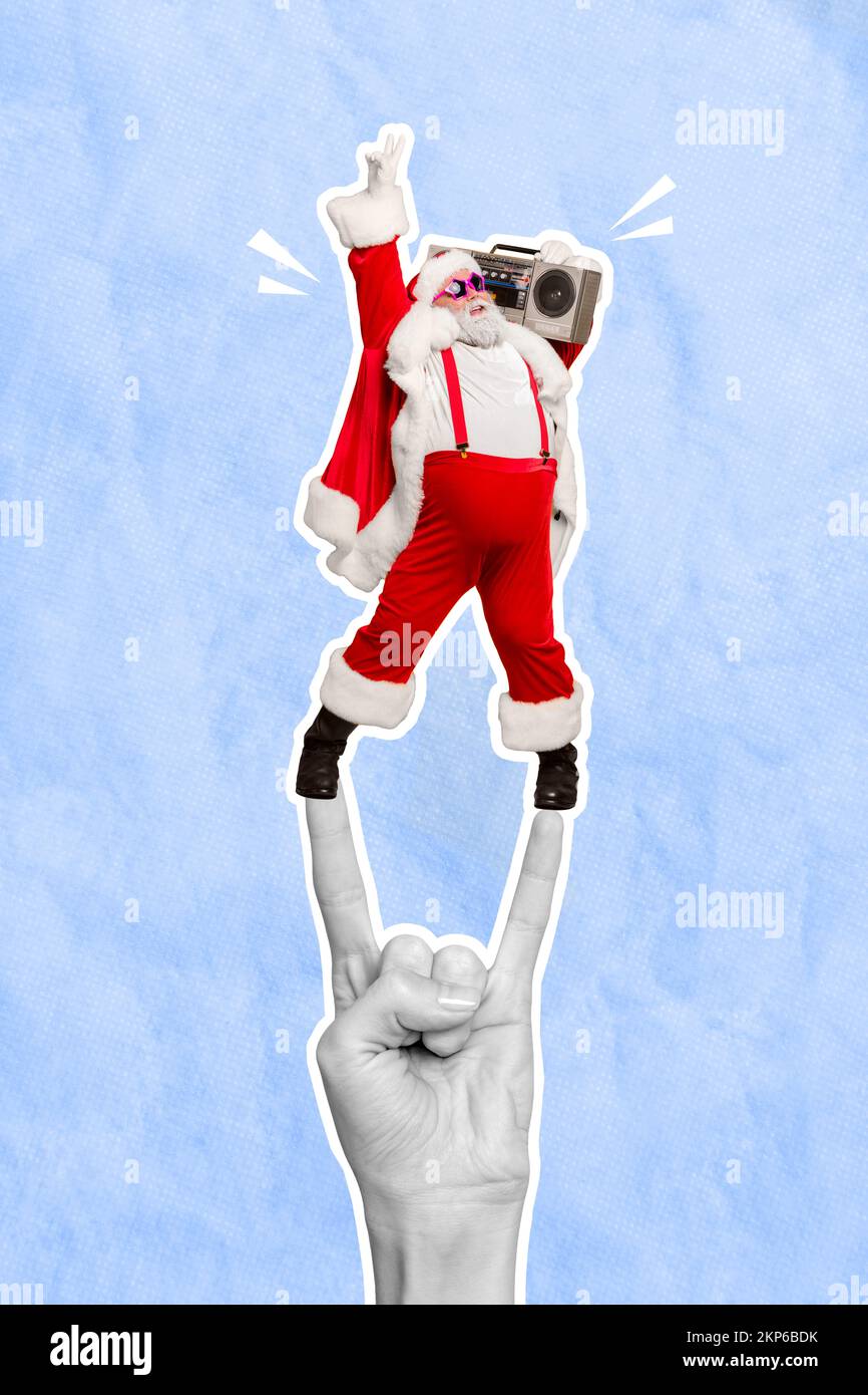 Punk Lucha Santa Christmas